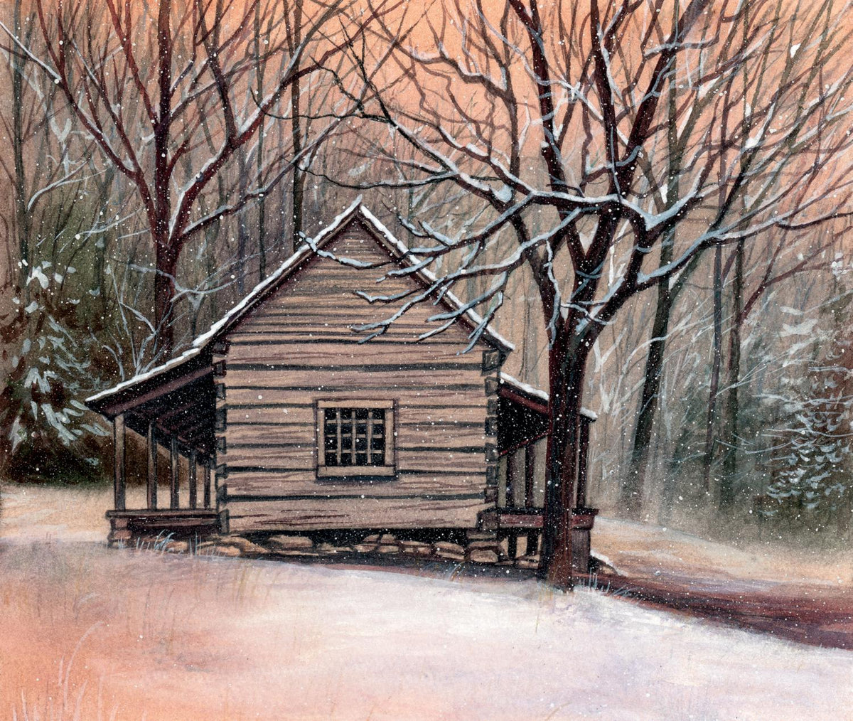 Home for the Ages / Junglebrook - Watercolor – Terri Waters Gallery