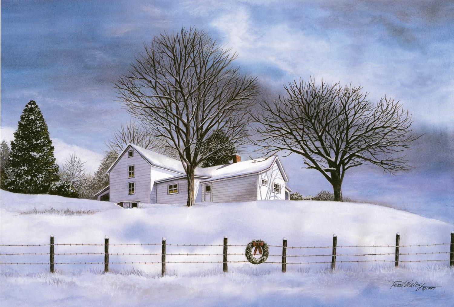 Home for the Holidays - Watercolor – Terri Waters Gallery